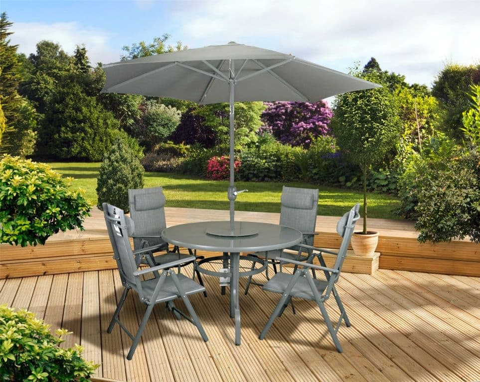 Pagoda Sienna Dining Set With Reclining Chairs - 4 Seat – Status Home Care