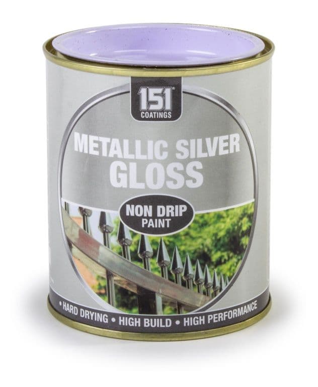 151 Coatings Metallic Silver Paint - 300ml – Status Home Care