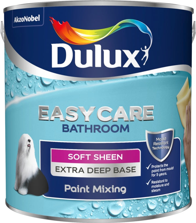 Dulux Colour Mixing Bathroom+ Soft Sheen Base 2.5L - Extra Deep ...