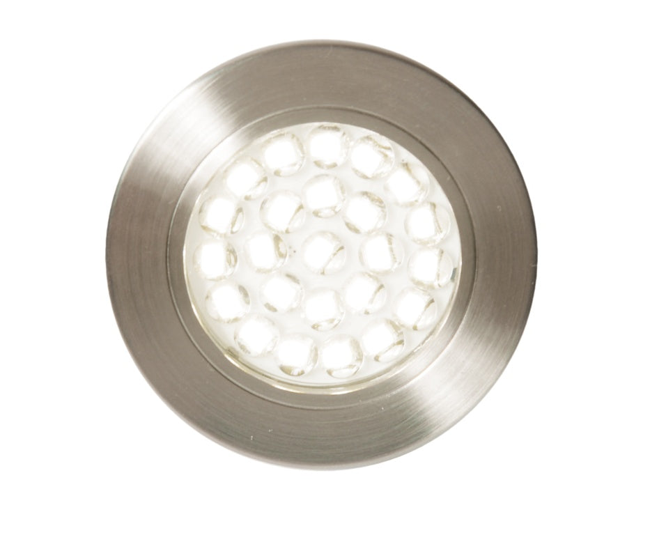 Culina Pozza LED Mains Voltage Circular Cabinet Light - 3000k Warm Whi ...