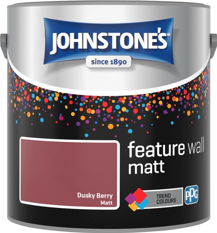 Johnstone's Feature Wall Matt 2.5L - Dusky Berry – Status Home Care