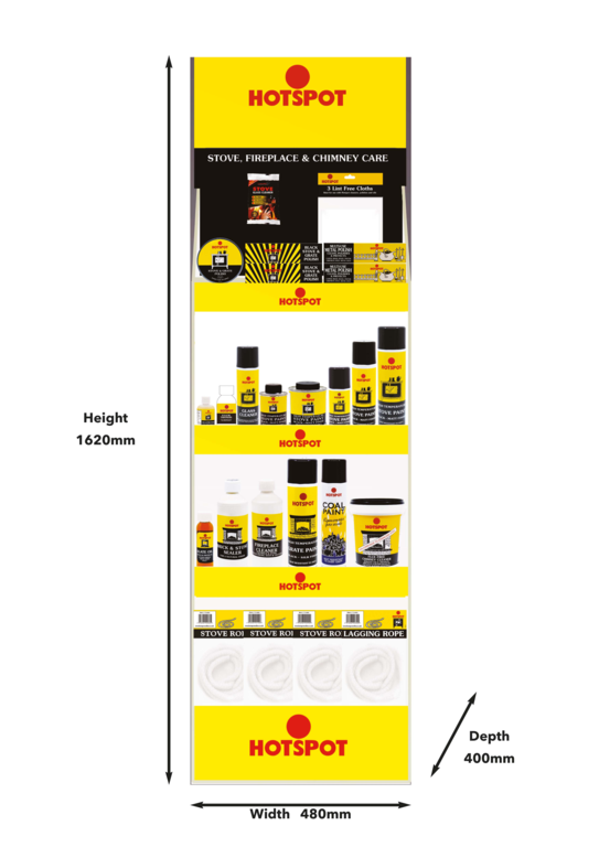 Hotspot Stand Plan Display Unit – Status Home Care