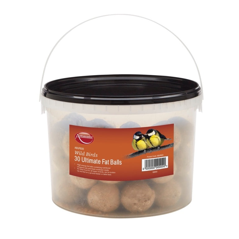 Ambassador Ultimate Fat Balls - Bucket of 30 – Status Home Care