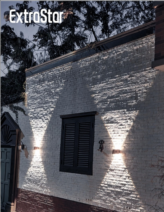 Extrastar LED Solar Up & Down Wall Lamp Warm White - 3000k – Status ...