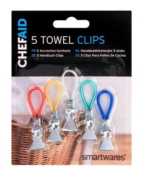 Chef Aid Towel Clips - 5 Pack – Status Home Care