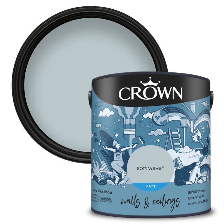 Crown Matt Emulsion Soft Wave - 2.5L – Status Home Care