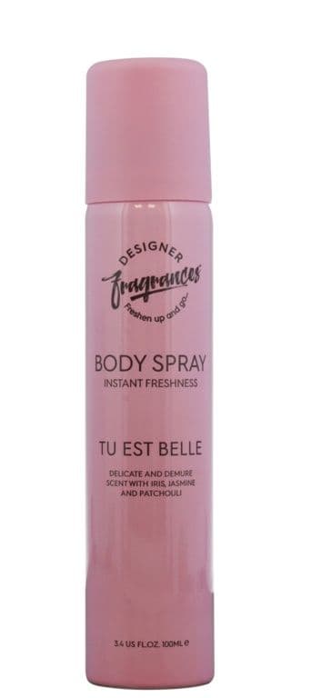 Designer Fragrances Body Spray 150ml - Tu Es Belle – Status Home Care