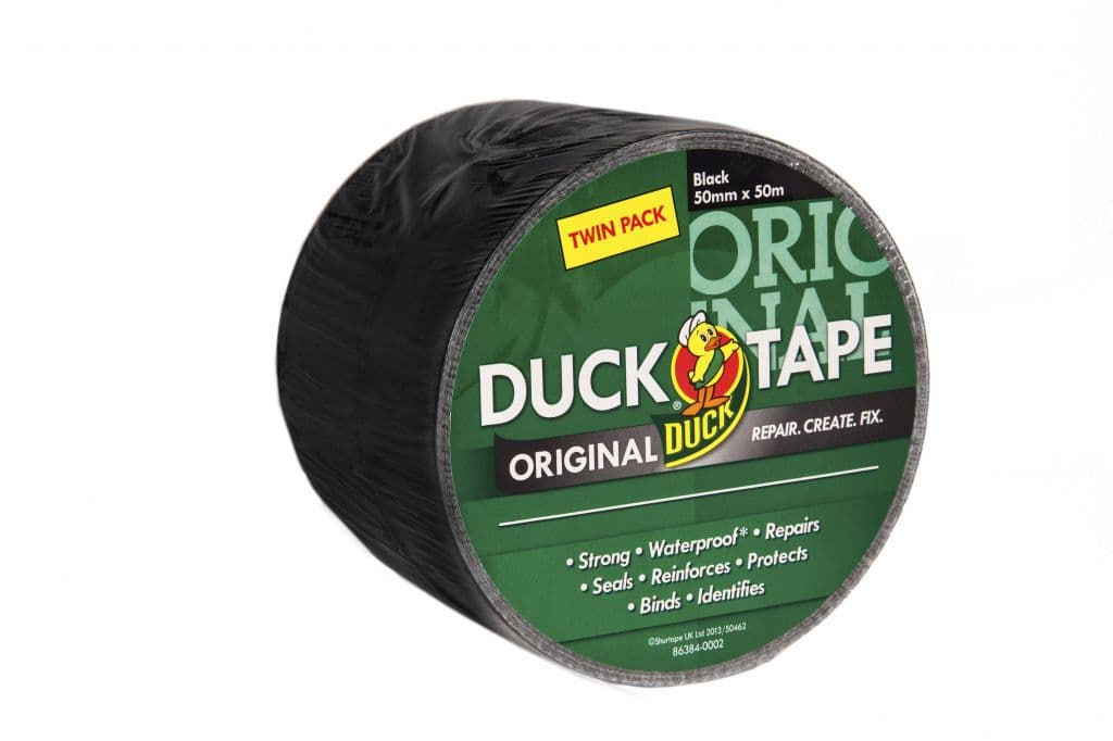 Duck Tape Original Twin Pack 50mm x 50m - Black – Status Home Care