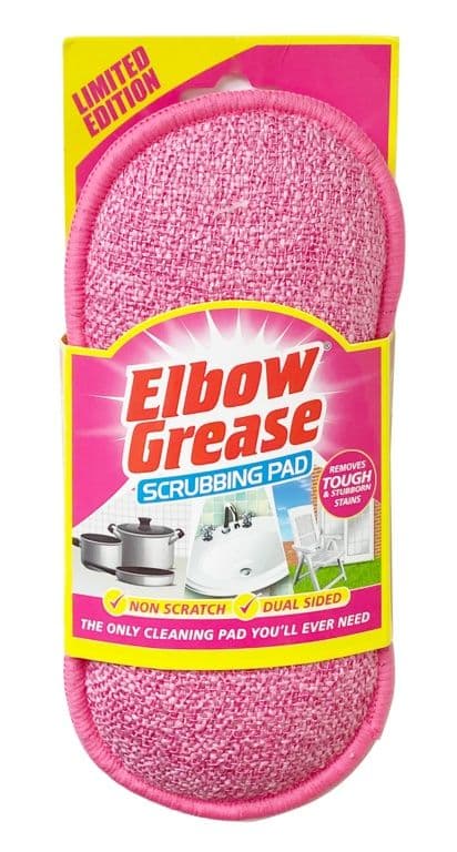 Elbow Grease Pink Scrubbing Pad – Status Home Care