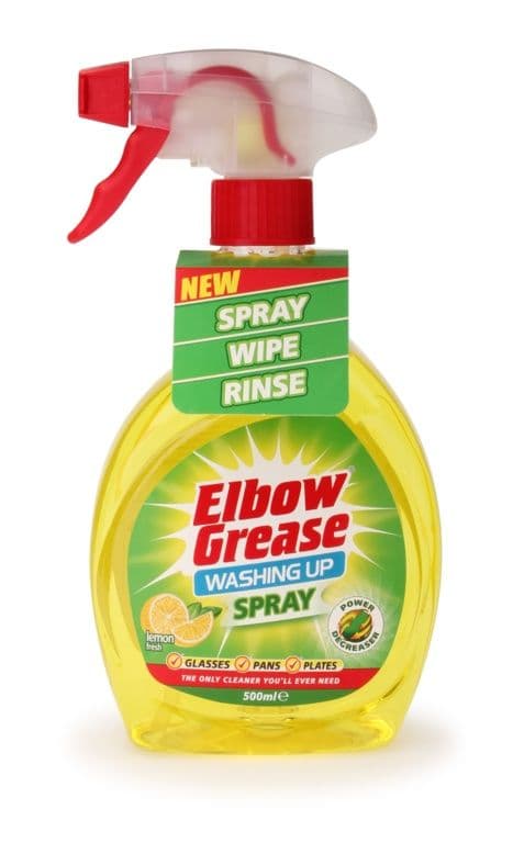 Elbow Grease Washing Up Spray - Lemon / 500ml – Status Home Care