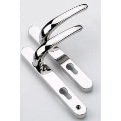 Era Ikon Classic Lever/Lever Door Handle 92mm centre - Finish: White ...