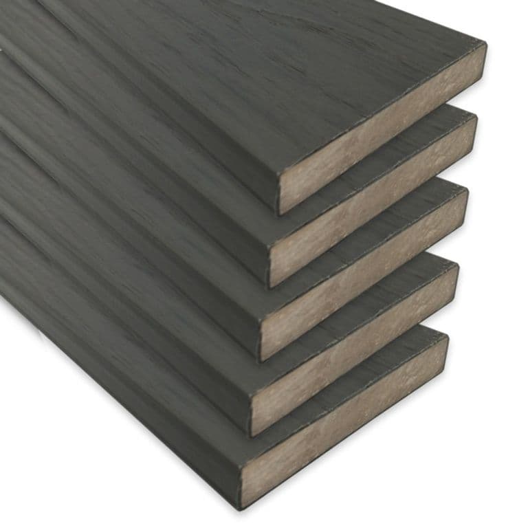 Eurodeck Composite Decking Trim Dark Grey - 100mm x 2.4m – Status Home Care