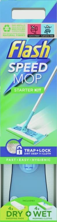 Flash Speedmop Starter Kit - Wet/Dry Refill – Status Home Care