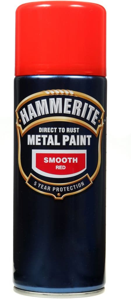 Hammerite Metal Paint 400ml Aerosol - Smooth Red – Status Home Care