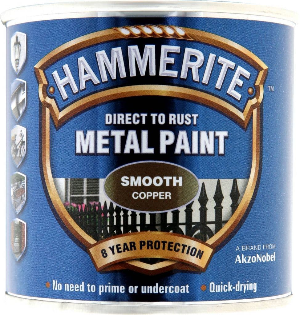 Hammerite Metal Paint Smooth 250ml - Copper – Status Home Care