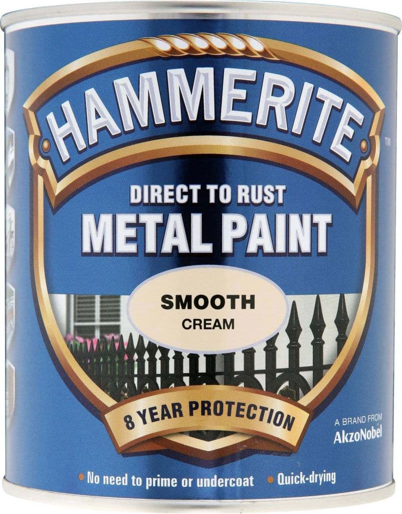 Hammerite Metal Paint Smooth 750ml - Cream – Status Home Care
