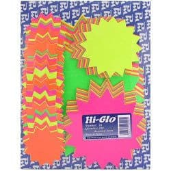 Hi-Glo Assorted Stars - Pack of 100 – Status Home Care