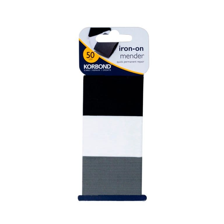 Korbond Iron On Mender 3.8cm x 50cm - 3 Pack – Status Home Care
