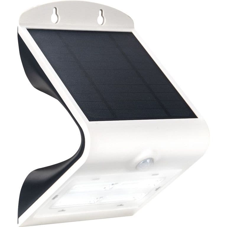 Luceco Solar Wall Light & PIR Sensor - 400 lumens / 3.2w / IP44 ...
