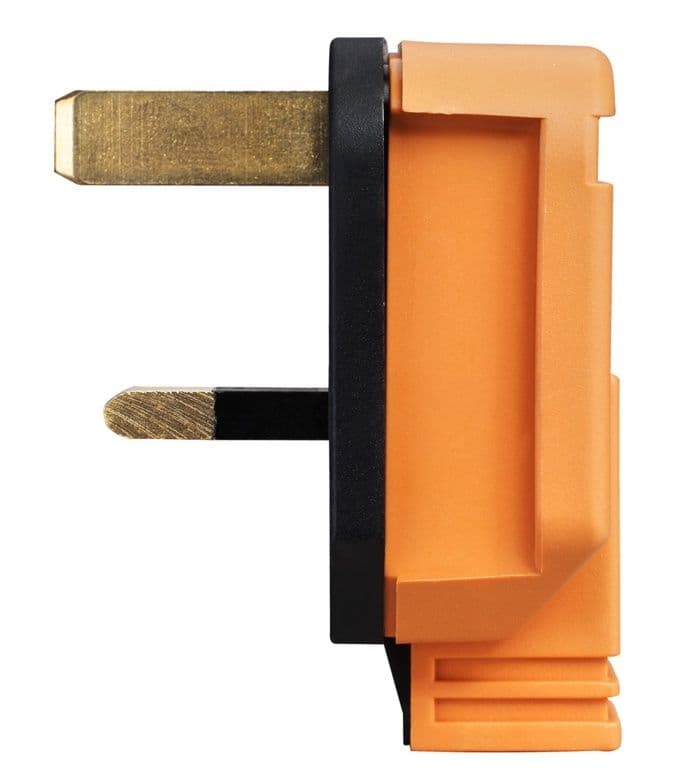 Masterplug Heavy Duty Plug - 13 Amp Orange – Status Home Care