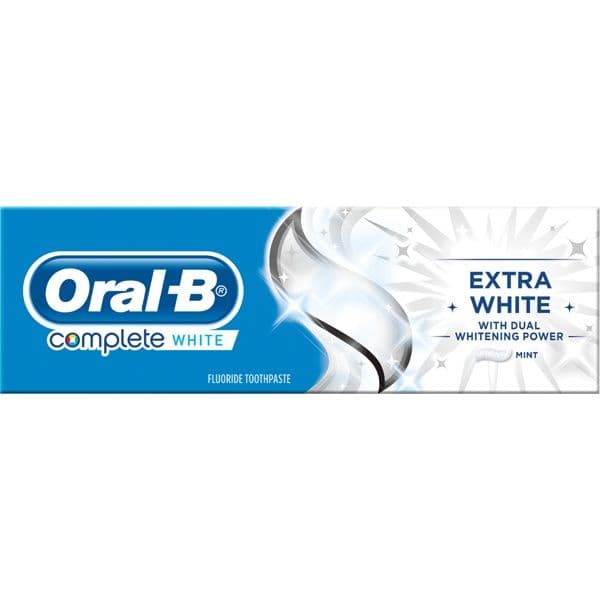 Oral B Complete Extra White Toothpaste - 75ml – Status Home Care