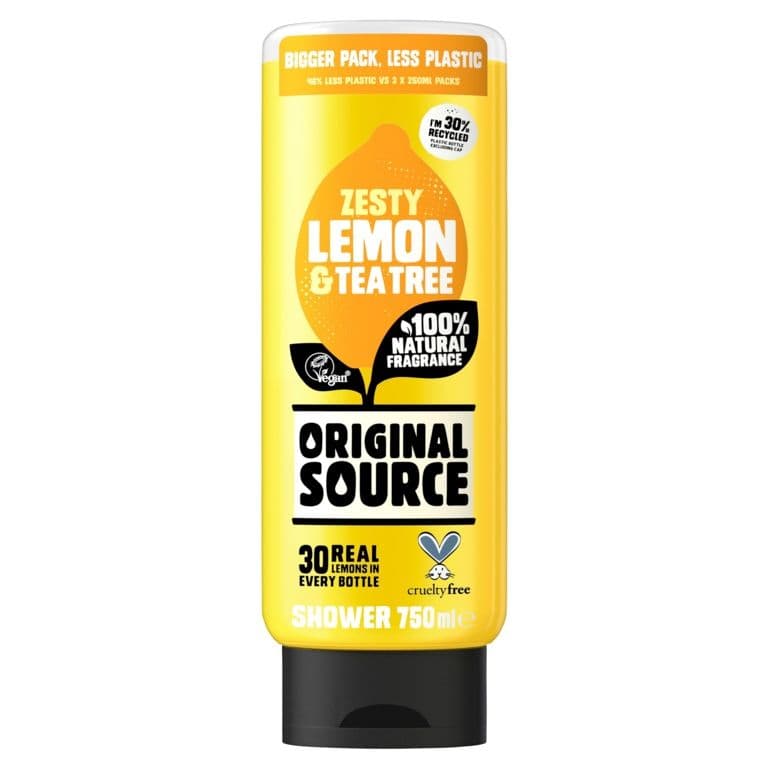 Original Source Zesty Lemon & Tea Tree Shower Gel - 750ml – Status Home ...