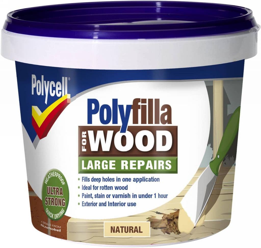 Polycell Polyfilla For Wood Large Repairs - 375gm Natural Tub – Status ...