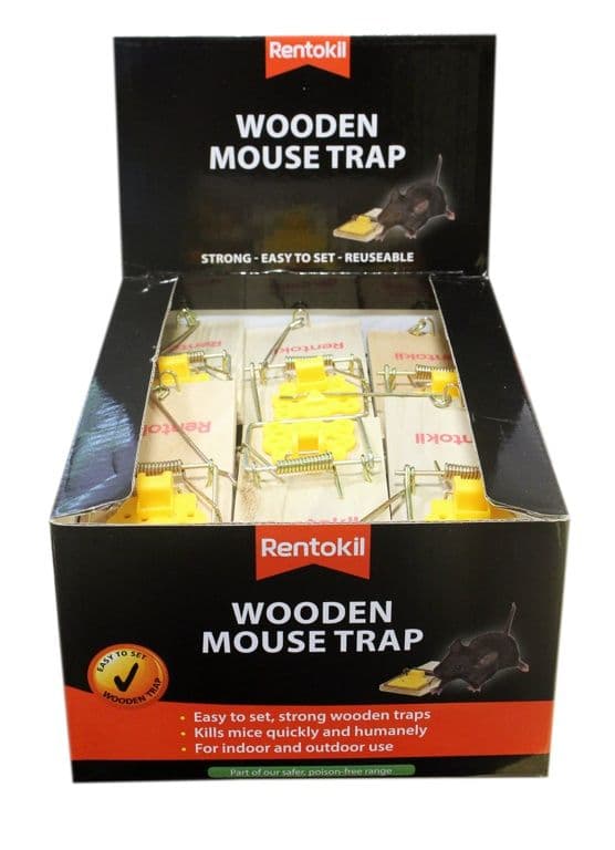 Rentokil Wooden Mouse Trap - Single Loose Box – Status Home Care