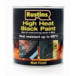 Rustins High Heat Paint Black - 500ml – Status Home Care