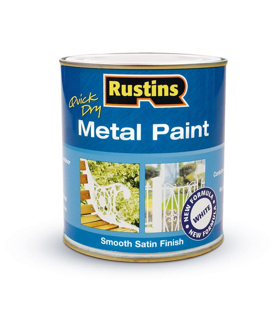 Rustins Metal Paint 250ml - White – Status Home Care