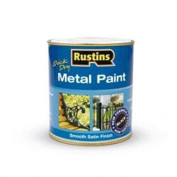 Rustins Metal Paint 500ml - Black – Status Home Care
