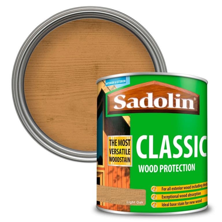 Sadolin Classic Wood Protection - 1L Light Oak – Status Home Care