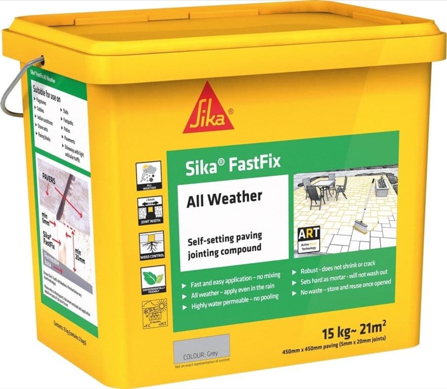 Sika Fastfix All Weather Jointing Compound - Grey - 14kg – Status Home Care