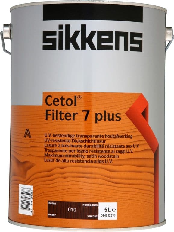 Sikkens Cetol Filter 7 Plus 5L - 010 Walnut – Status Home Care