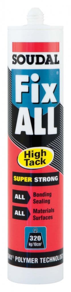 Soudal Fix All Super Strong Sealant/Adhesive - 290ml Cartridge White – Status Home Care