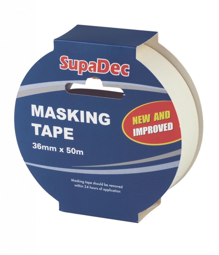 SupaDec Masking Tape - 36mm x 50m – Status Home Care