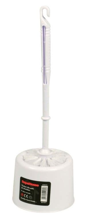 SupaHome Toilet Brush & Holder - Open design – Status Home Care