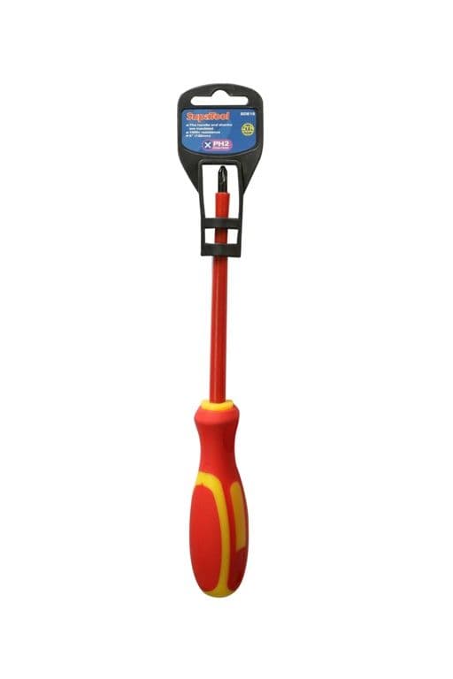 SupaTool Electrical Screwdriver Slotted Head No 2 - 125mm – Status Home ...