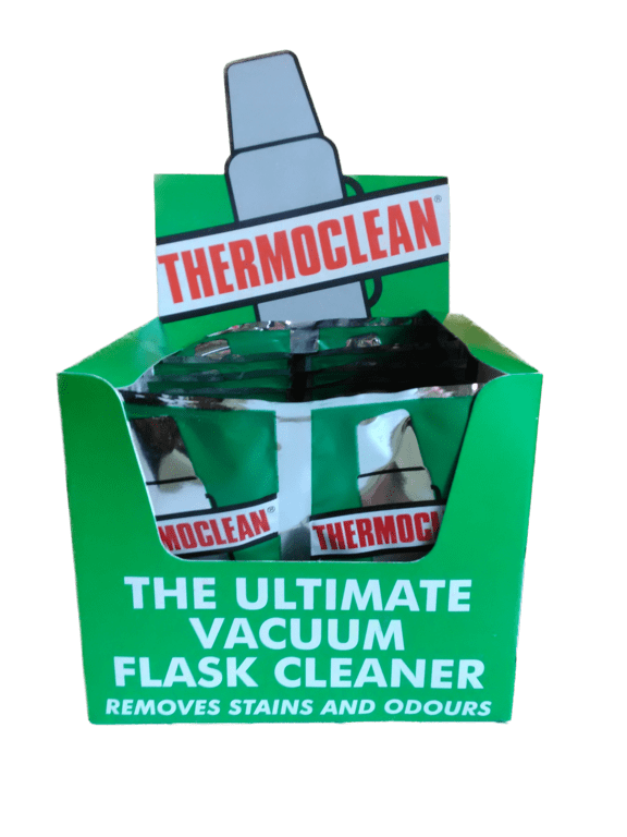 Thermoclean Vacuum Flask Cleaner Twin Sachet - Counter Display Unit of ...