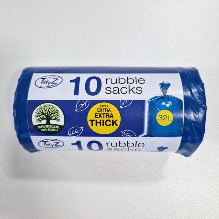 Tidyz Extra Thick Rubble Sacks - Roll 10 – Status Home Care