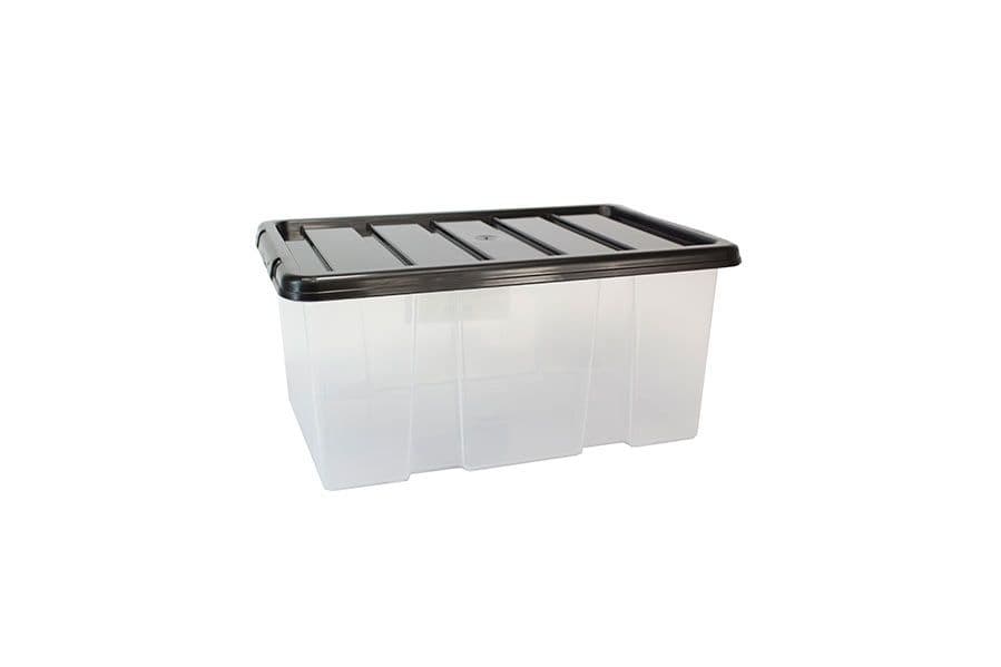 TML Storage Box & Black Lid - 7L Clear – Status Home Care