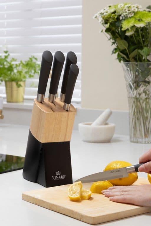 Viners Allure Knife Block Set Gift Box - 6 Piece – Status Home Care