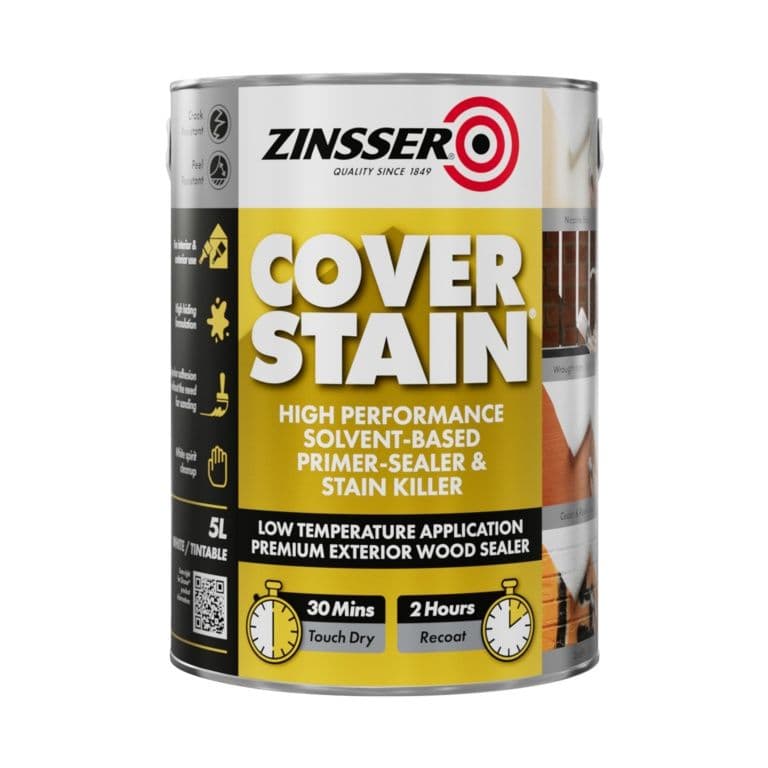 Zinsser Cover Stain Oil Based Sealer Stain Killer - 5L – Status Home Care